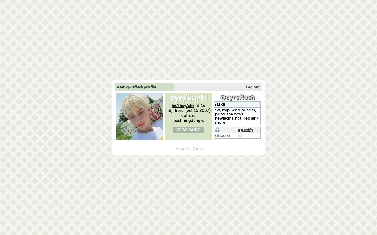 kurt's twitter!